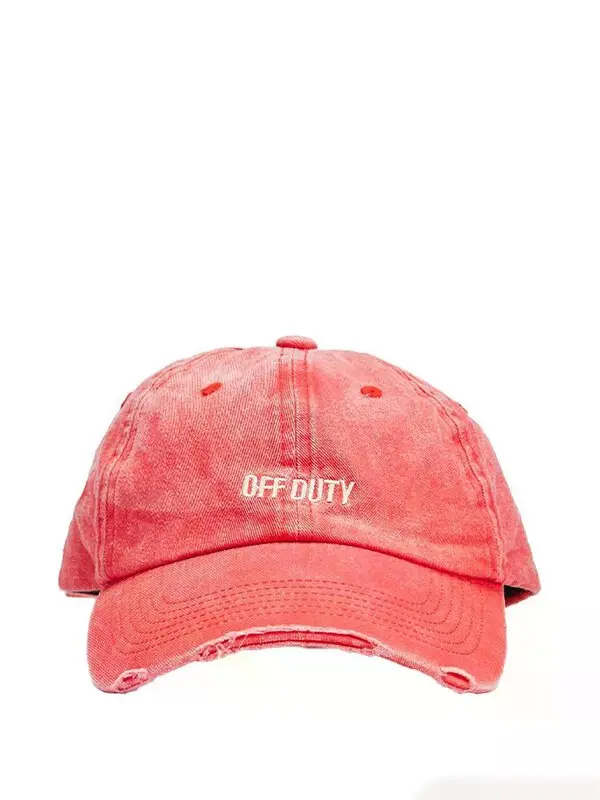 OFF DUTY Neith Washed Cap - Red