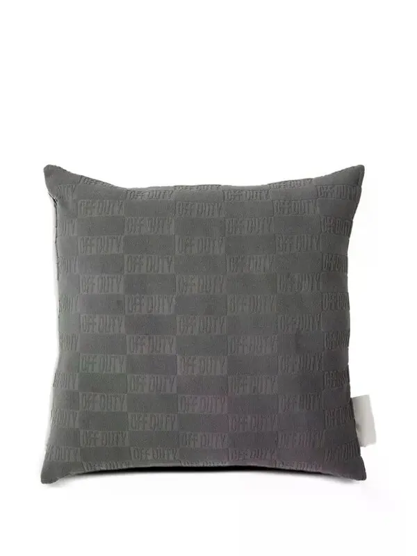 OFF DUTY Kopenn Embossed Pillow - Grey