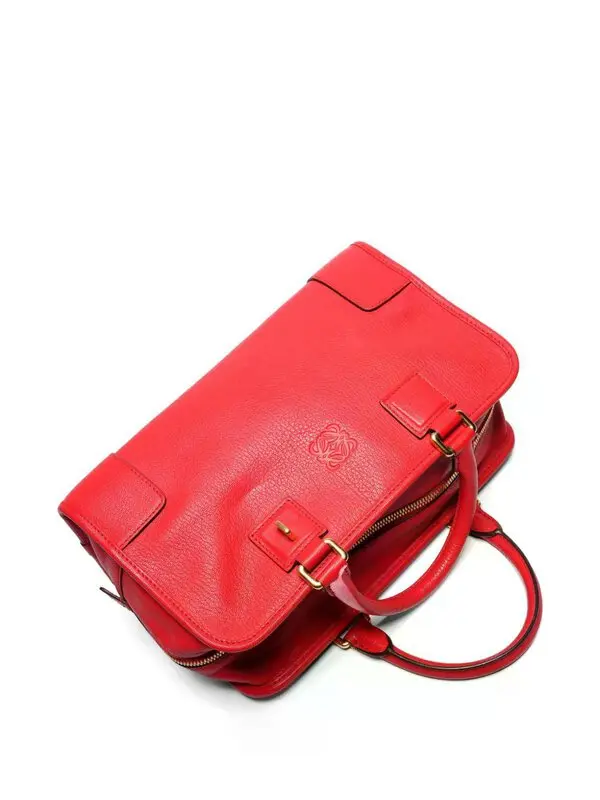 Loewe 1990s Amazona 28 Leather Tote Bag - Red