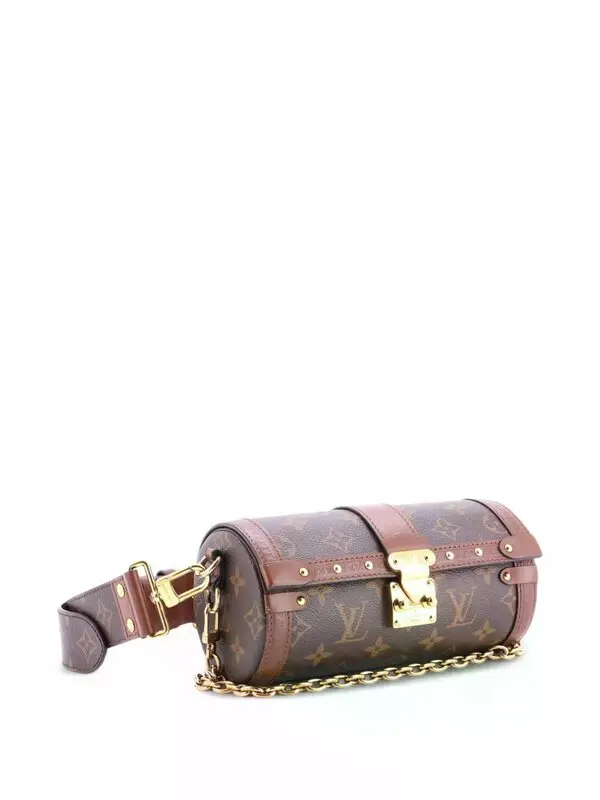 LOUIS VUITTON Papillon Trunk Shoulder Bag Monogram Canvas - Brown