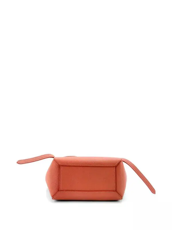 Celine Belt Bag Textured Leather Pico Shoulder Bag - Pink