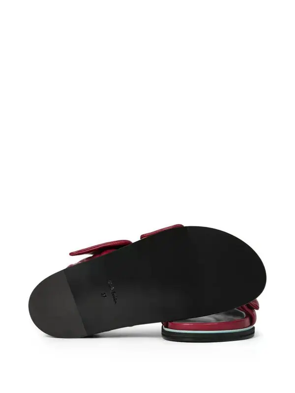 Paul Smith Camolin Buckle Sandals - Red