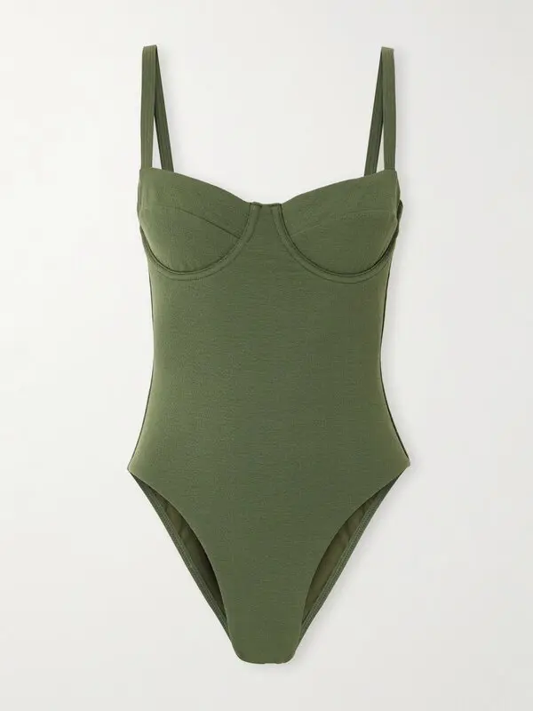 Matteau Underwired Recycled Swimsuit - Green