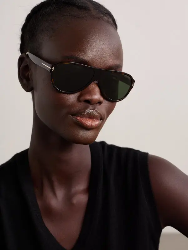 TOM FORD Samuele Aviator-style Sunglasses