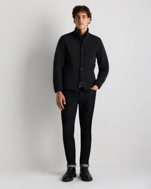 Quince Quilted Down Jacket - Black