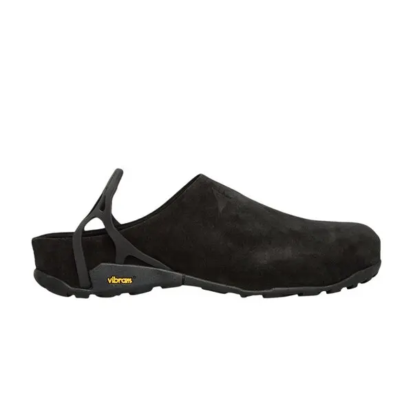 ROA Fedaia Suede Clog - Black