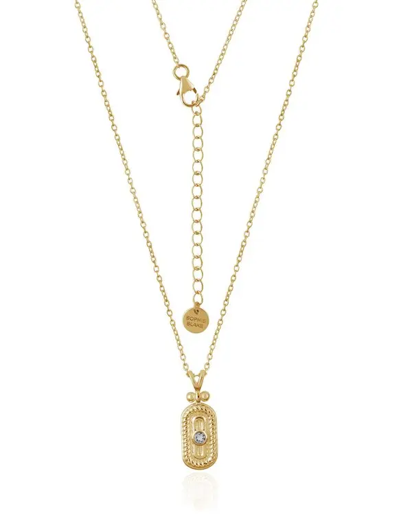 SOPHIE BLAKE Greta White Topaz Pendant Necklace