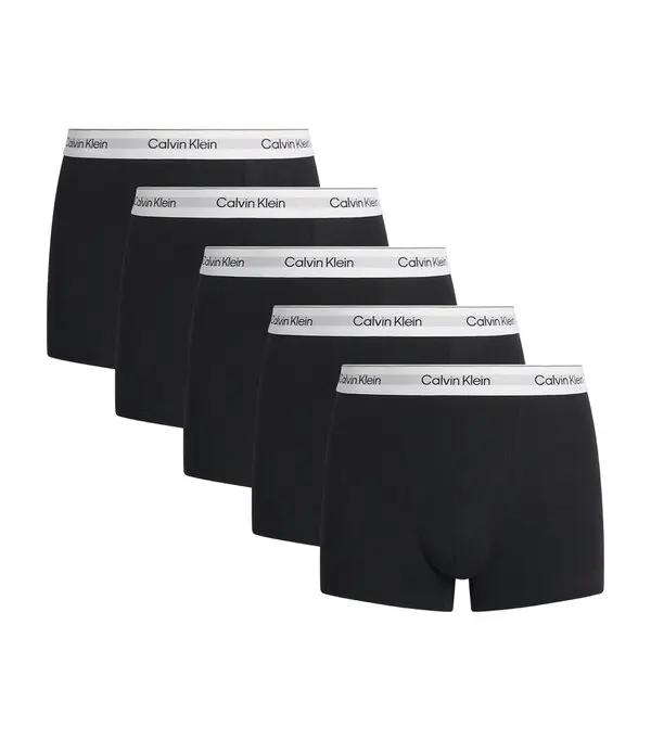 Calvin Klein Stretch-cotton Icon Trunks - Black
