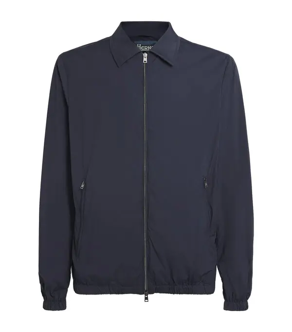 Herno Stretch-shell Bomber Jacket - Navy