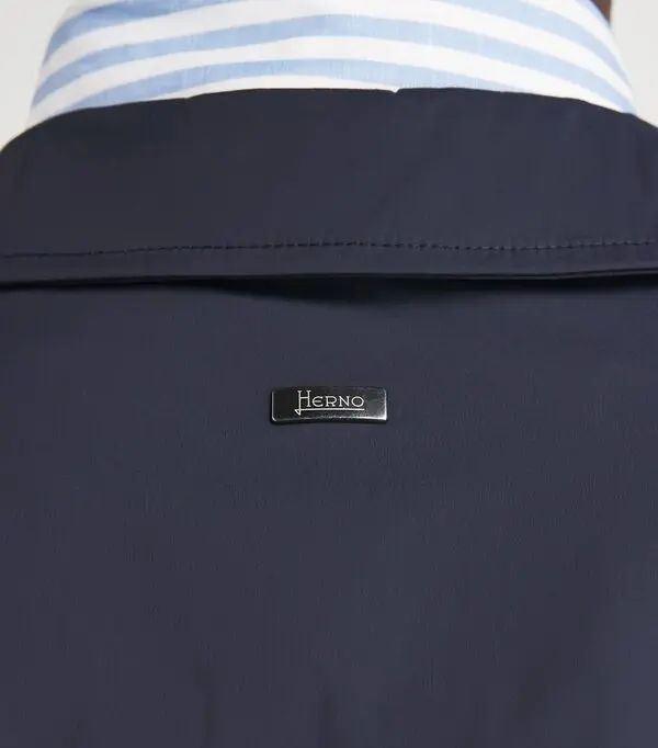 Herno Stretch-shell Bomber Jacket - Navy