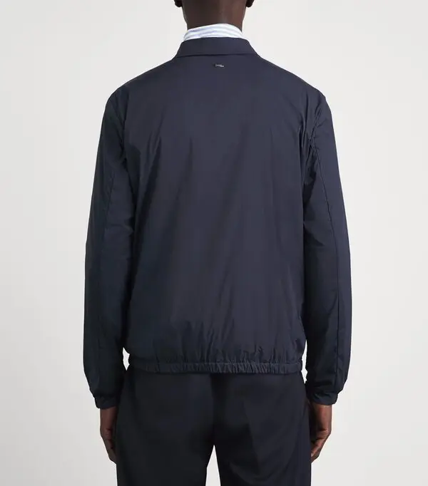 Herno Stretch-shell Bomber Jacket - Navy