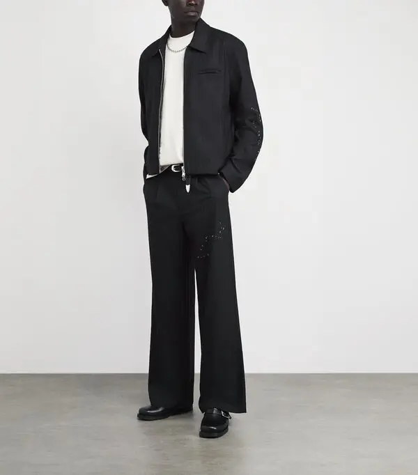DOMREBEL Pinstripe Backstage Trousers