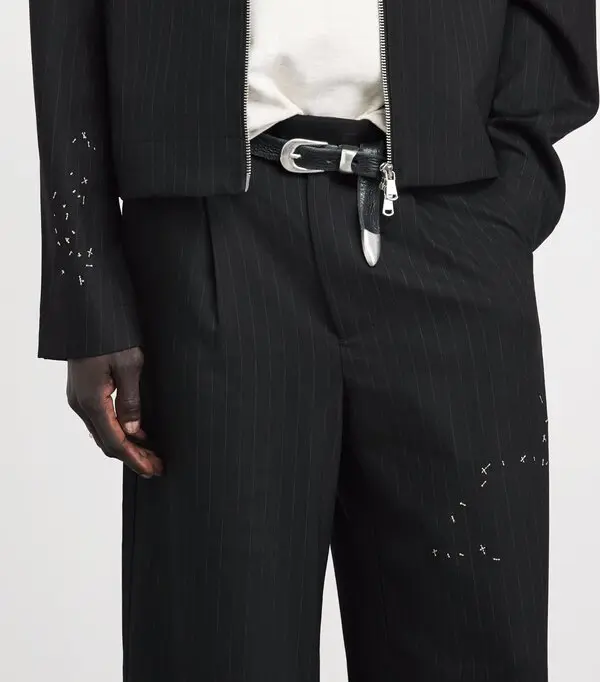 DOMREBEL Pinstripe Backstage Trousers