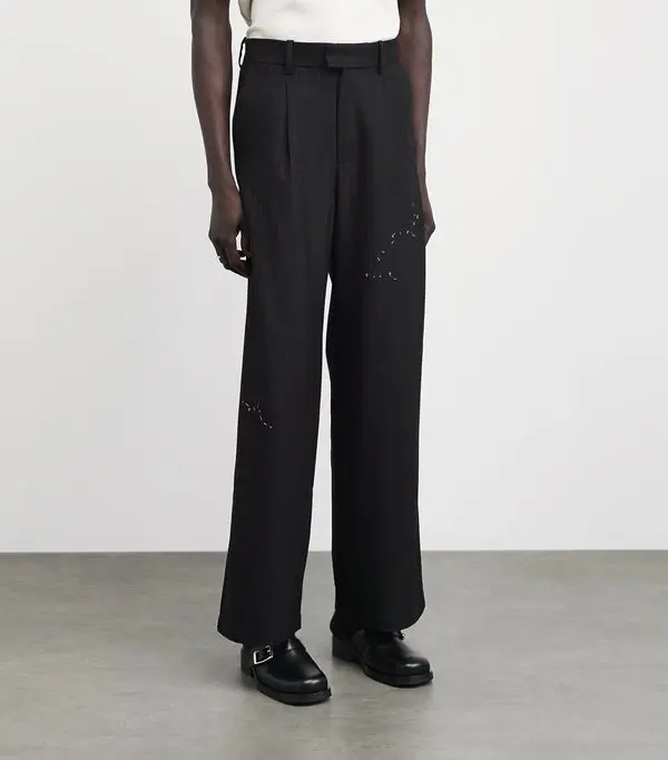 DOMREBEL Pinstripe Backstage Trousers