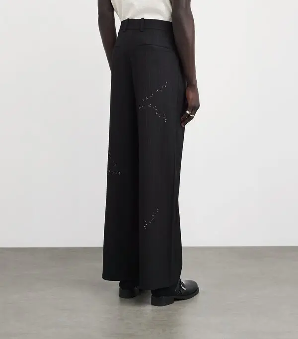 DOMREBEL Pinstripe Backstage Trousers