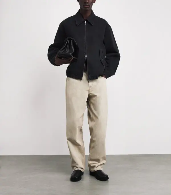 AGOLDE Denim Torres Bomber Jacket - Black