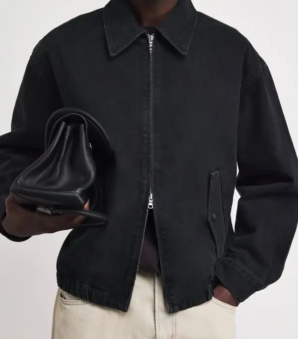 AGOLDE Denim Torres Bomber Jacket - Black