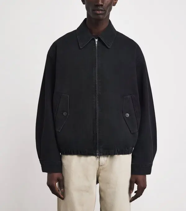 AGOLDE Denim Torres Bomber Jacket - Black