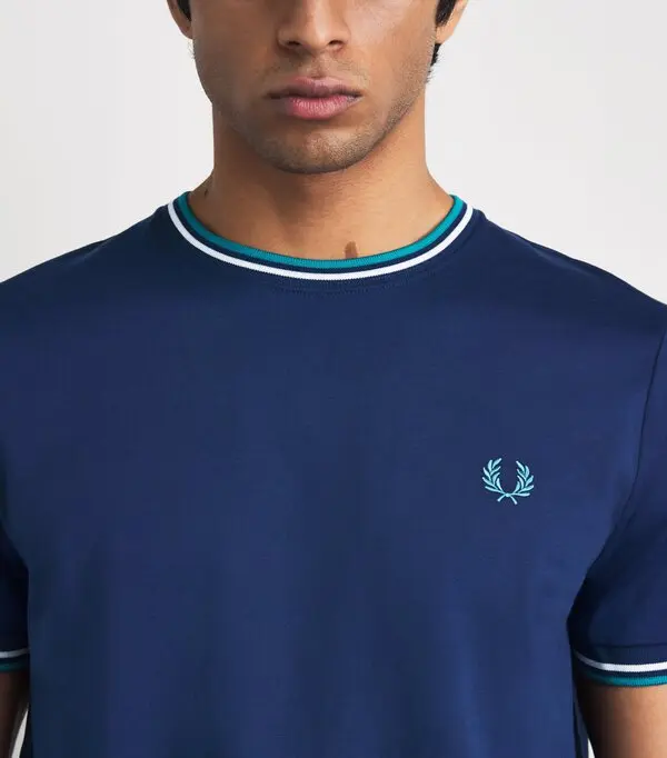 Fred Perry Cotton Twin Tipped T-shirt