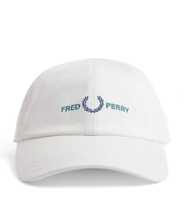 Fred Perry Cotton Twill Cap - White