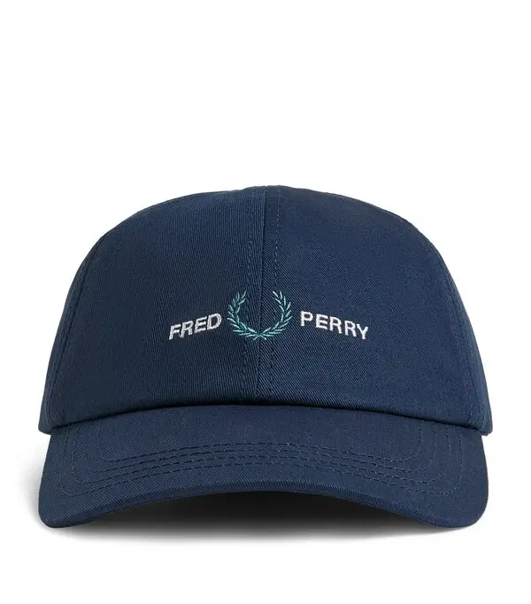 Fred Perry Cotton Twill Cap - Blue