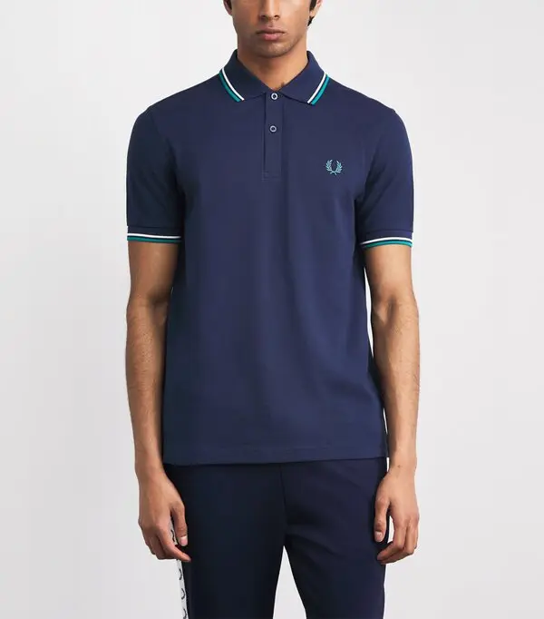 Fred Perry Twin Tipped Polo Shirt - Blue
