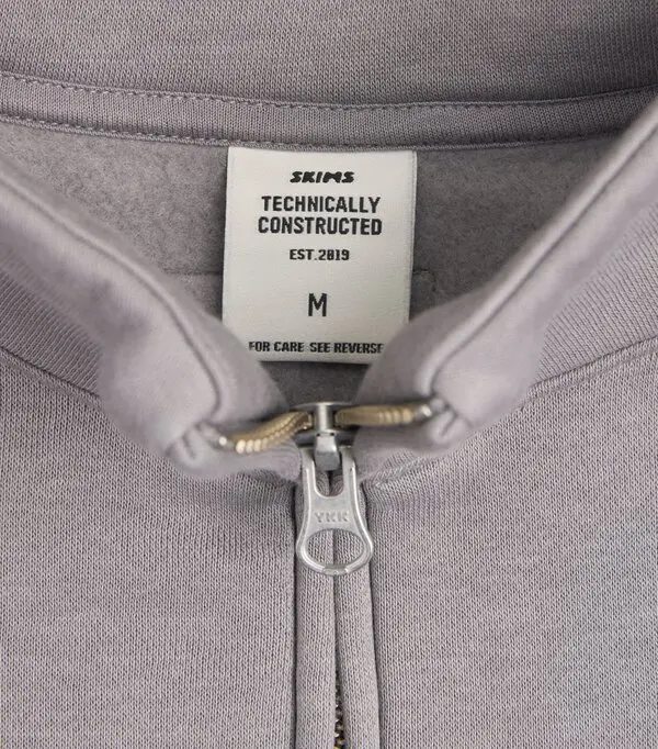 SKIMS Fleece Lounge Relaxed Half-zip Sweatshirt