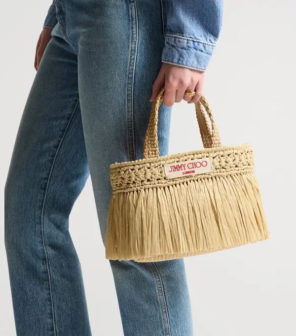 JIMMY CHOO Mini Beach Tote Bag