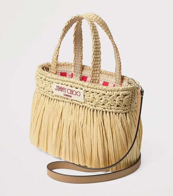 JIMMY CHOO Mini Beach Tote Bag