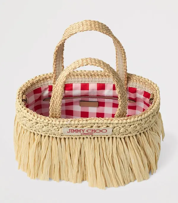 JIMMY CHOO Mini Beach Tote Bag
