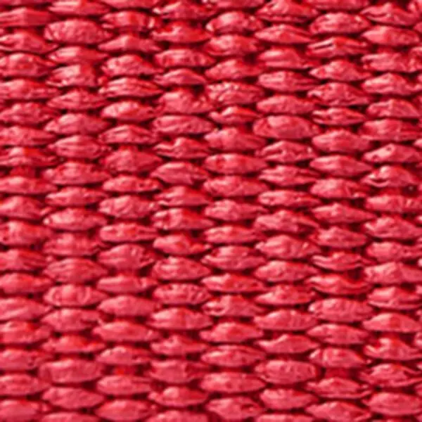 JIMMY CHOO Raffia Leather-trim Avenue Pouch - Red