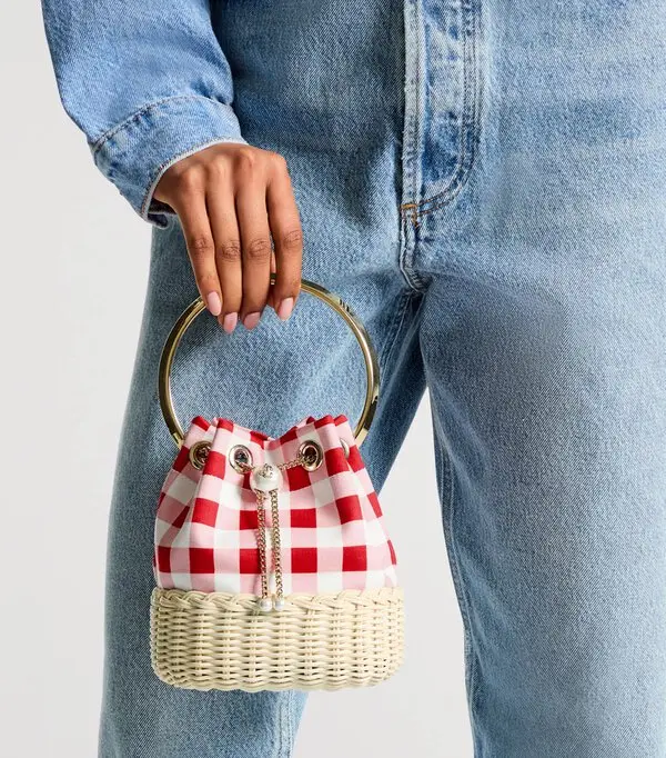 JIMMY CHOO Bon Bon Top-handle Bag - Red
