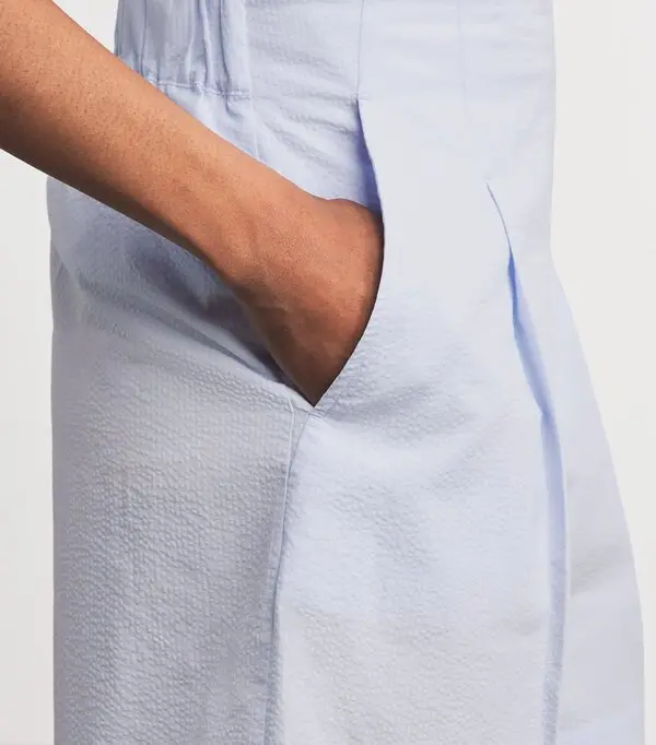 Max Mara Cotton Textured Shorts