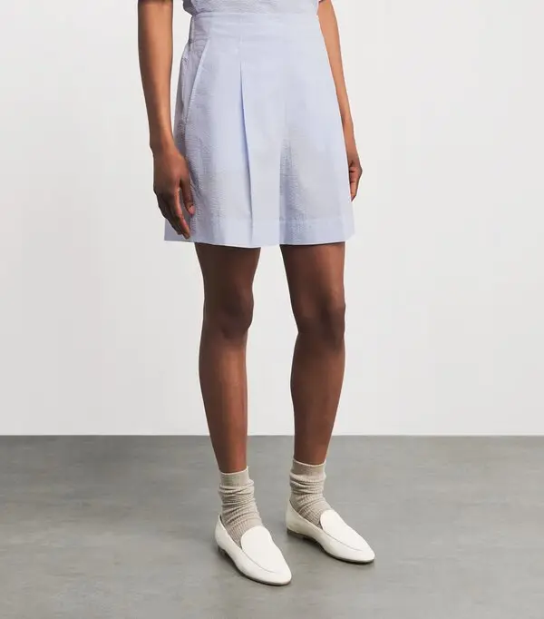 Max Mara Cotton Textured Shorts