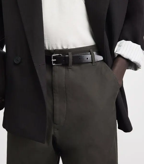 LEMAIRE Carrot Tapered Trousers - Brown