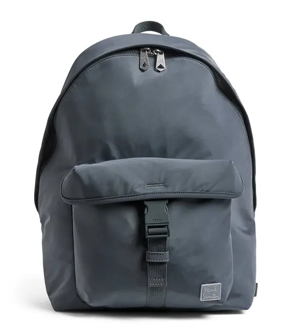 Paul Smith Recycled Logo Backpack - Blue