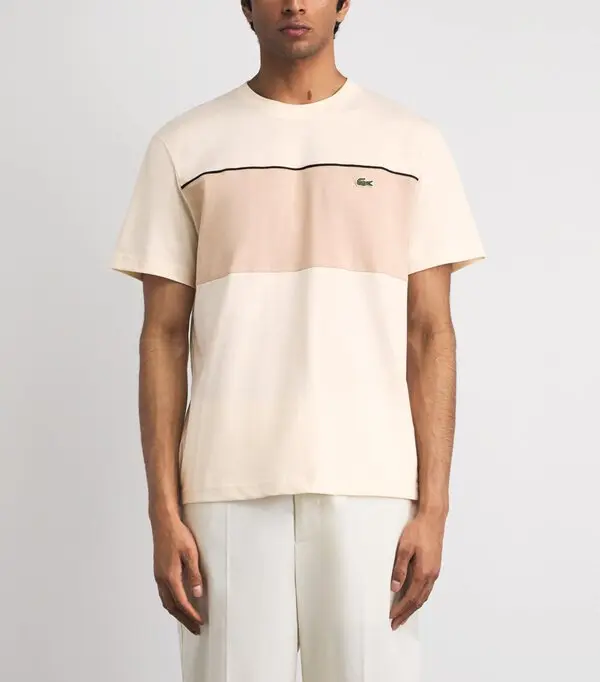 Lacoste Cotton Colour-block T-shirt
