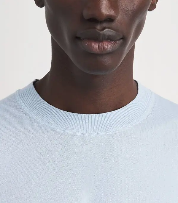 Paul Smith Cotton Knitted T-shirt - Blue
