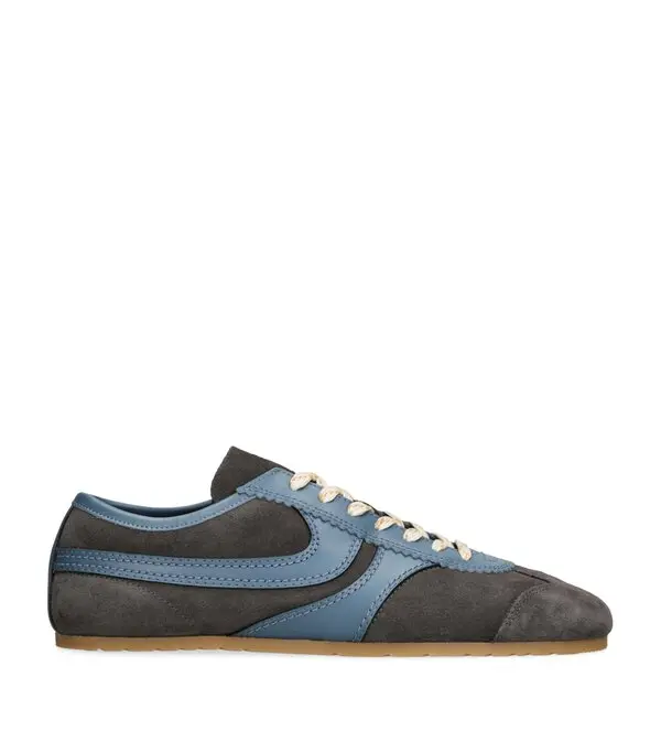 Dries Van Noten Suede Dustin Sneakers - Grey