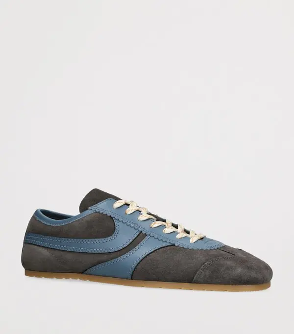 Dries Van Noten Suede Dustin Sneakers - Grey