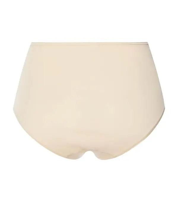 Hanro Cotton Seamless Maxi Briefs - Beige