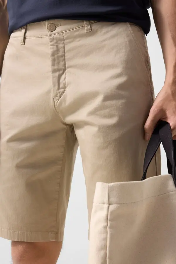 Bogner Cotton Miami Shorts - Beige
