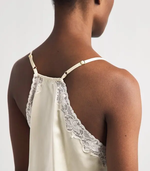 Sandro Lace Trim Top - Yellow