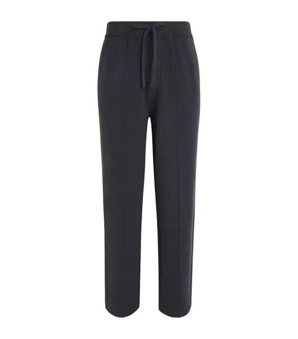 Paige Knitted Cremonesi Sweatpants - Brown