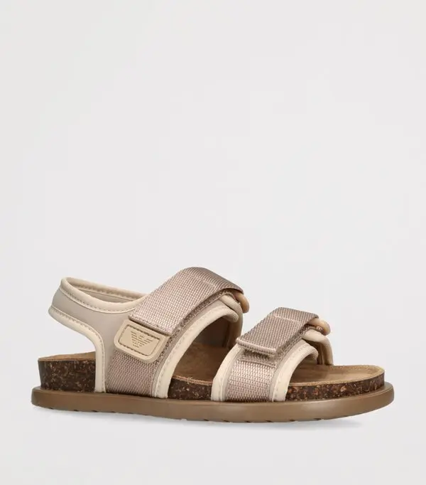 Giorgio Armani Logo Strap Sandals