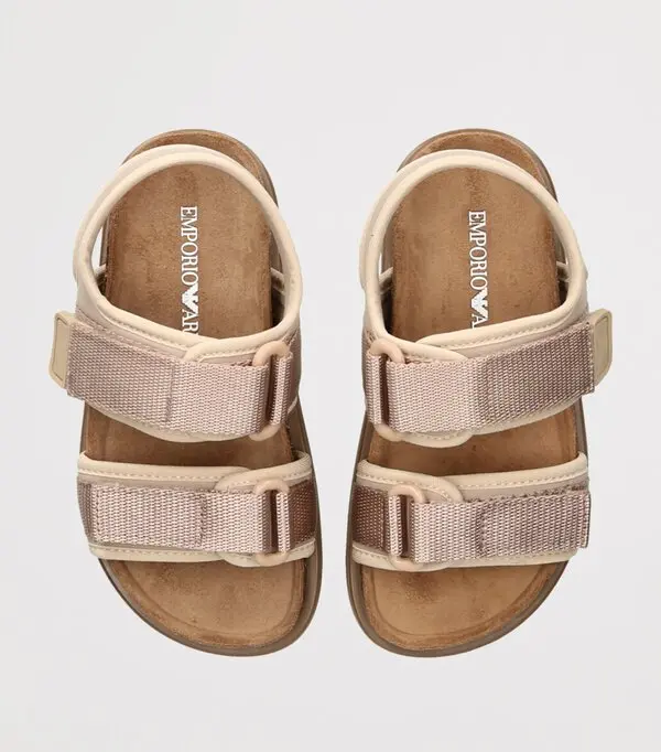 Giorgio Armani Logo Strap Sandals