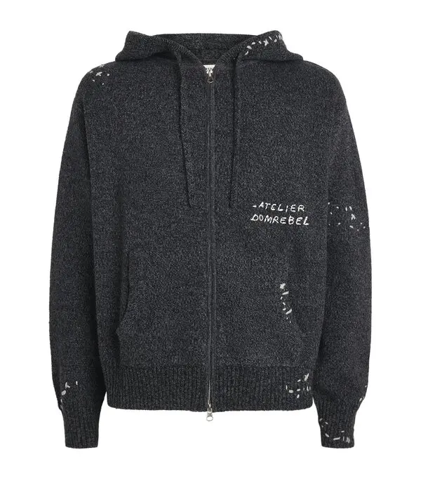 DOMREBEL Wool-blend Renegade Zip Hoodie