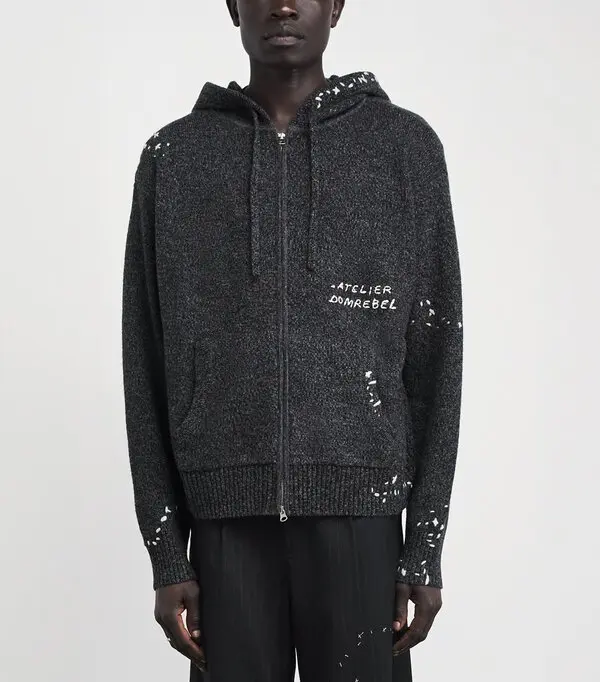 DOMREBEL Wool-blend Renegade Zip Hoodie
