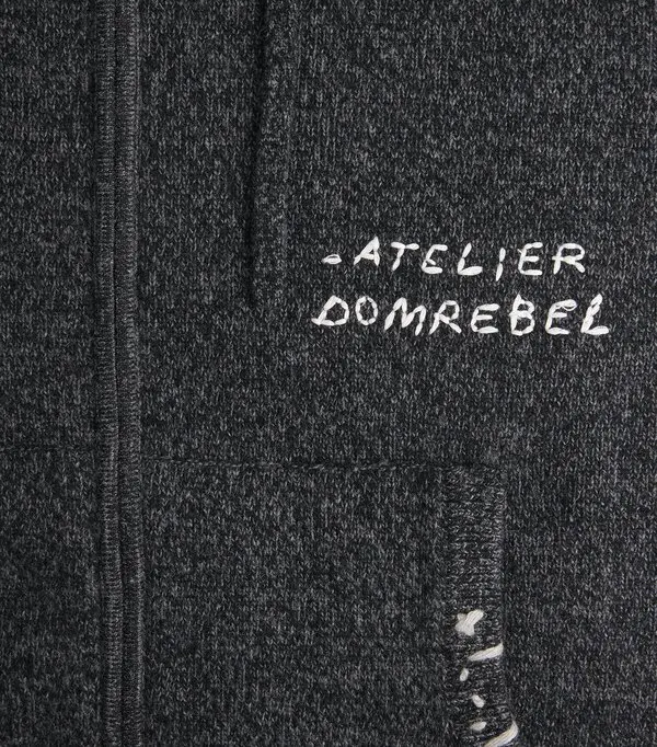 DOMREBEL Wool-blend Renegade Zip Hoodie