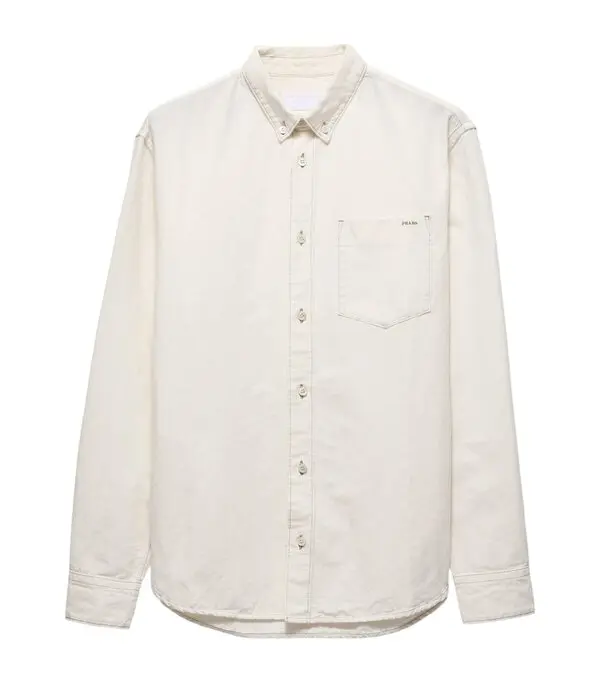 Prada Chambray Button-down Shirt